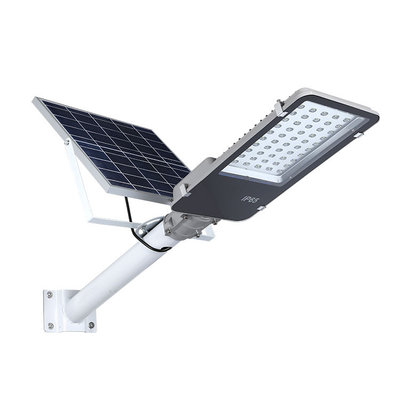 Smart Solar Based 30w Led Street Light Outdoor Dusk To Dawn High Luminous Efficiency