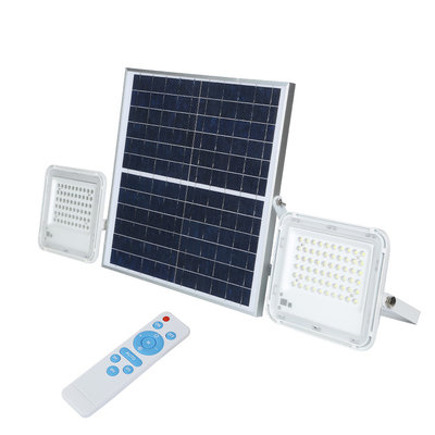 Garden Remote Control Solar Powered Flood Lights 40w 60w 100w LiFePO4 Battery