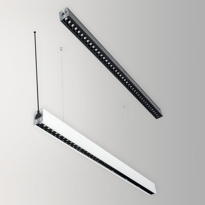 IP20 Aluminium Alloy 100lm/W LED Linear Pendant Light