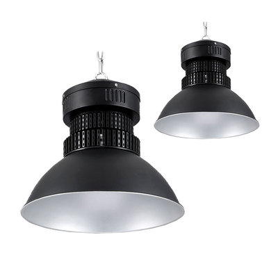 SMD Aluminum High Bay LED Warehouse Lighting 50w 100w 150w 200w In Black