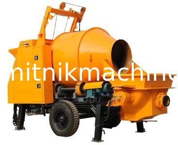 High Quliaty Diesel Engine Concrete Mixer with Pump