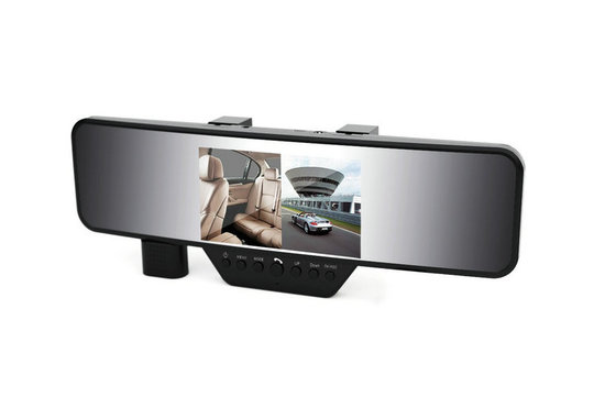 Bluetooth 4.3inch Car Mirror With Camera  AVI file formats / Rear View Mirror