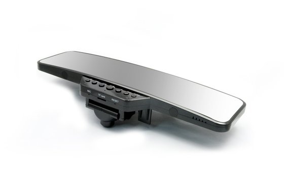 1 Megapixel Rearview Mirror Car DVR Cameras High Resolution Loop Recording