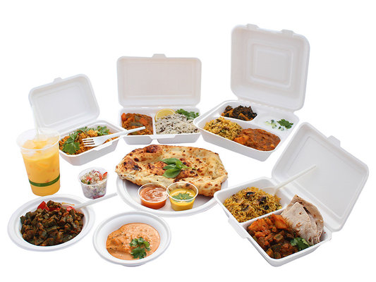 10inch disposable sugarcane plates bagasse pulp tableware compostable food plate