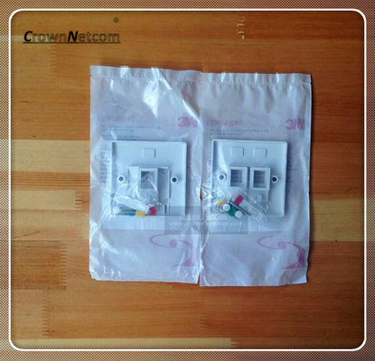 1 port RJ45 Face Avant 1 port Network Face Plate
