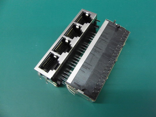 802,3 Порт RJ45 Magjack стандарта 4 POE с трансформатором, припоем KRJ-405QJNL волны