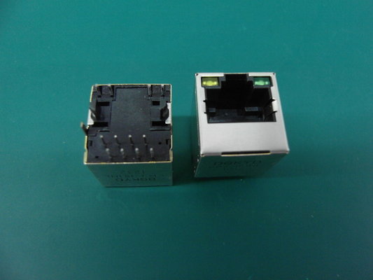 Keystone Jack переключателя сети Cat6 Pin СИД 8 180 градусов, верхний вход 18.75mm