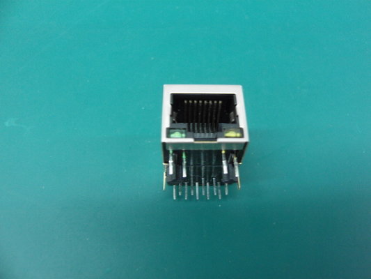 1000M Standard Magnetic 90° RJ45 with LED , Single Port KRJ-202ENL
