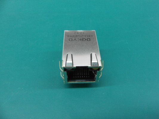6 Pin Cat6 Keystone Modular RJ45 Jack With 25.4mm Length Tab-up 6P8C