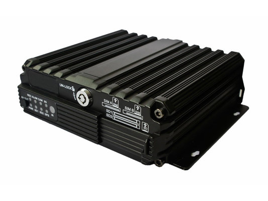 Lightweight 960H SD Mobile DVR Double SD Card 4 Channels