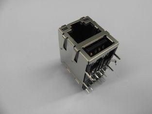 100BASE Magnetic RJ45 Jack Module with LEDS , W/O EMI Fingers KRJ-138ENL