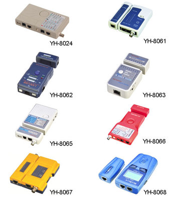 Network Multi-Modular RJ45 and RJ11 Modular Cable Tester Hardware Networking Tools