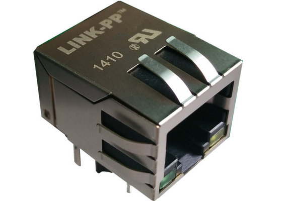 HFJ11-1081E-L11RL Magnetic RJ45 Jack Single Port Computer Terminals