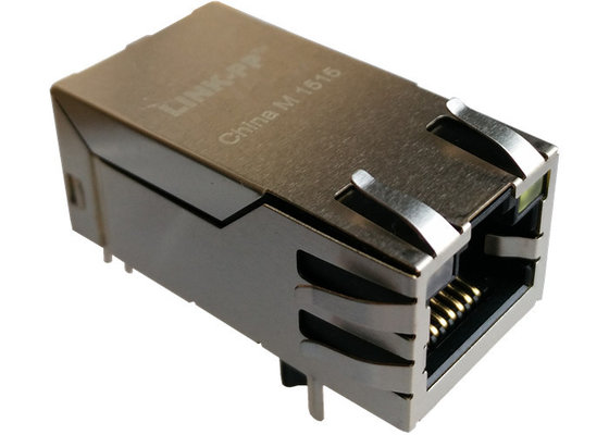 0838-1X1T-W6-F POE RJ45 Connector Shielded With 10 / 100Base-TX To IP-PBX system