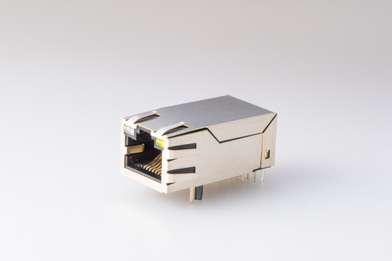 Ethernet / PoE Rj45 Jack + 10 / 100 /1000 Base-TX RJ45 Female Jack  With Magnetic