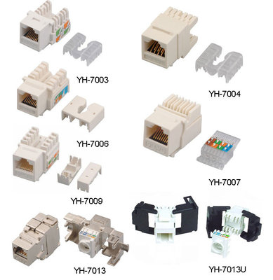 Rj45 Cat5e / CAT6 Home Network Keystone Jack for Ethernet or Telephone