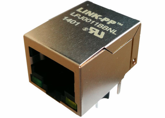 LPJ0011BBNL 1 x 1 Port RJ45 Modular Jack , 100Base RJ 45 Modular Connector
