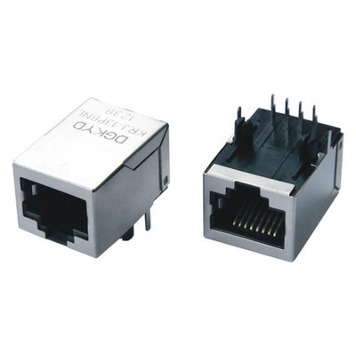 Telecommunication RJ45 Ethernet Jack / RJ45 Connector with Transformer