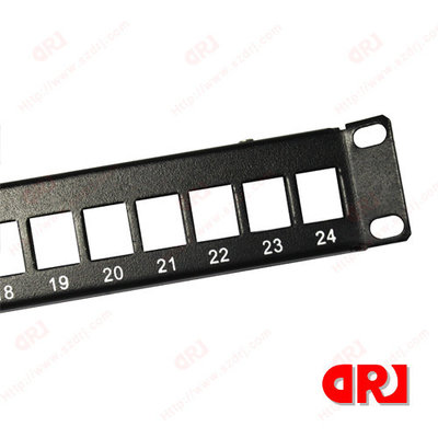 Patch Management Subsystem 24 port Rj45 Rack Mount patch panel with Dual IDC , 45 degree