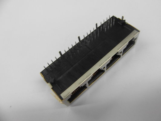 1 X 4 Ports RJ45 Combo, Tab Down Transformer RJ45 Plug, 10/100BASE without LED Rj45 Lan Jack