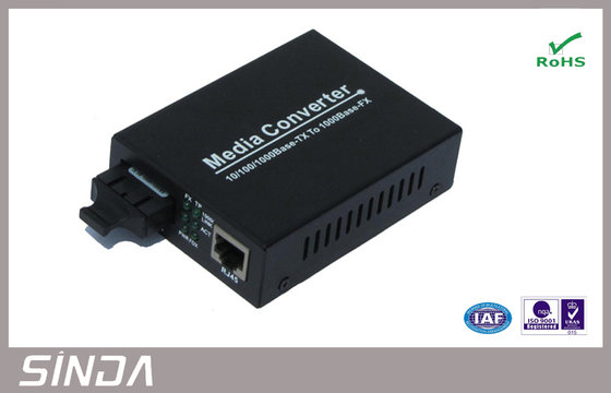 Duplex SC Fiber Optic Media Converter , 1000base-sx media converter