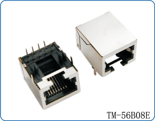 90 degree rj45 connector with shield