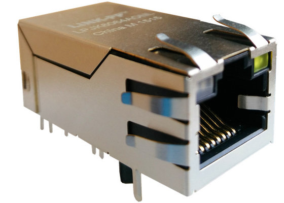 HFJT1-1G20C3-L51RL RJ45 Single Port Gigabyte Ethernet Jack HFJT1-1G20C3-L11RL