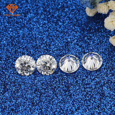China forever 2.5 carat brilliant cut white synthetic moissanite gemstone