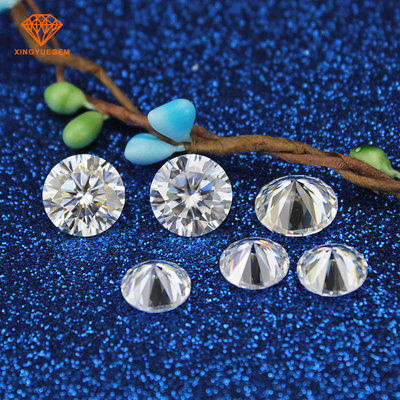 China forever 2.5 carat brilliant cut white synthetic moissanite gemstone