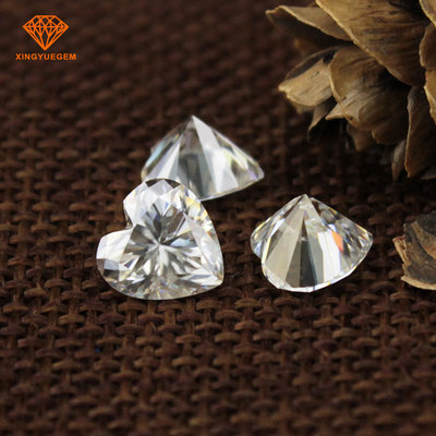 6.5mm 1carat Heart cut moissanite white loose jewelry diamonds price per carat