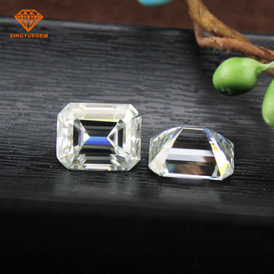 1Carat Emerald perfect cut   lab grown diamond moissanite stone with VVS clarity