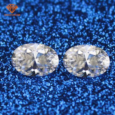 Oval shaped VVS loose moissanite diamond can pass diamond test