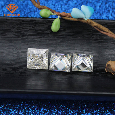 Excellent princess cut 8mm 2 carat jewelry diamond moissanite best price wholesale