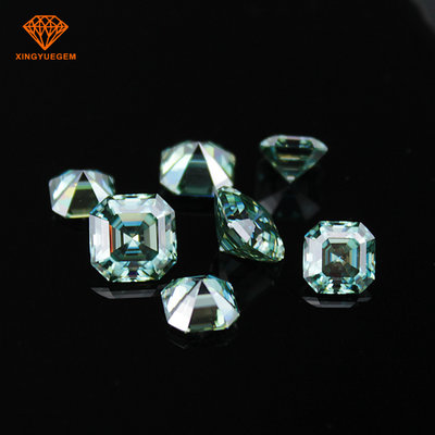 VVS1 diamond color asscher cut 1.2 carat moissanite stones wholesale