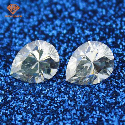 Pear diamond cut 2mm 3mm white melee moissanite loose stone for jewelry