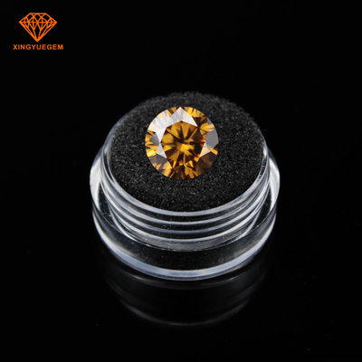 China forever 2.5 carat brown diamond color synthetic moissanite gem stone