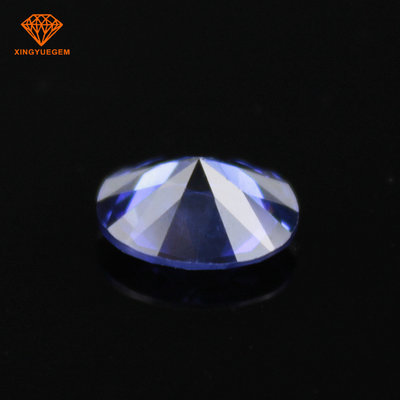 Wuzhou factory wholesale tanzanite oval shape synthetic cubic zirconia stone