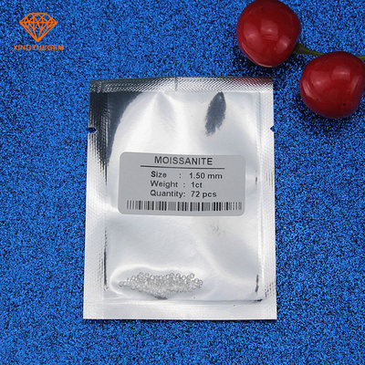 China wholesale Synthetic white diamond melee moissanite stone with VVS clarity