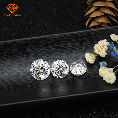 EF Pure white  3 carat loose moissanite round cut lab created diamonds
