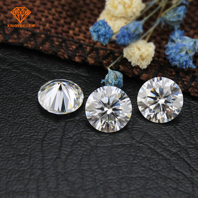 EF Pure white  3 carat loose moissanite round cut lab created diamonds