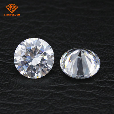 Good quality European machine cut 6mm 8mm synthetic CZ stones for Jewelry