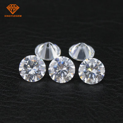 Good quality European machine cut 6mm 8mm synthetic CZ stones for Jewelry