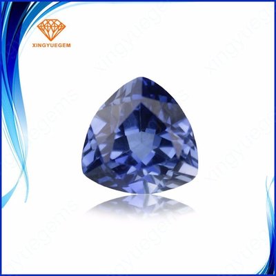Trillion shape #34 blue diamonds loose 8*10mm lab created corundum sapphire gems