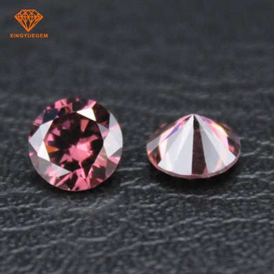 Fashion M-garnet diamond color round cut loose cubic zirconia jewelry