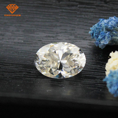 GH Near colorless white moissanite Oval cut high polished synthetic VVS Diamond