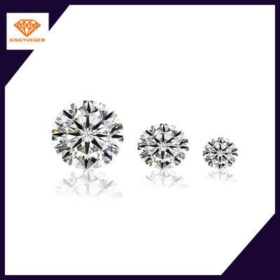 China cheap wholesale white round shape high quality aaaaa cubic zirconia