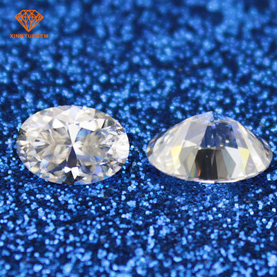 China gems factory wholesale G-H color off white 2 carat oval cut vvs moissanite diamond