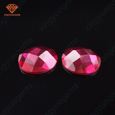 Oval cut red corundum ruby gemstone with aaa aaaaa quality wholesale for ruby diamond ring