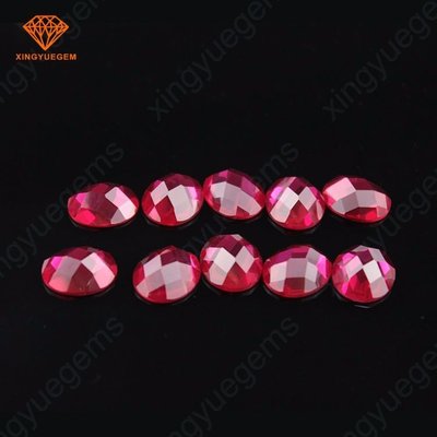 Oval cut red corundum ruby gemstone with aaa aaaaa quality wholesale for ruby diamond ring