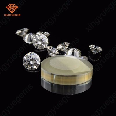 China factory wholesale high quality 1 carat synthetic clear white rough moissanite uncut unpolished